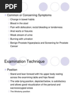 PR Examination Positions and Techniques | PDF | Gastroenterology | Pelvis