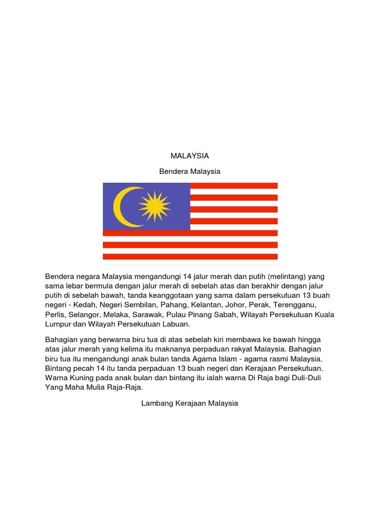 Bendera Malaysia | PDF