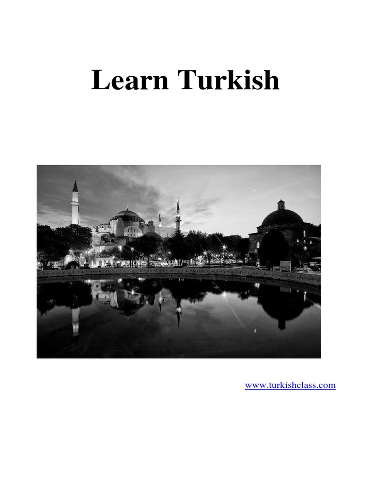 Learn Turkish Pdf Pdf Grammatical Gender Alphabet
