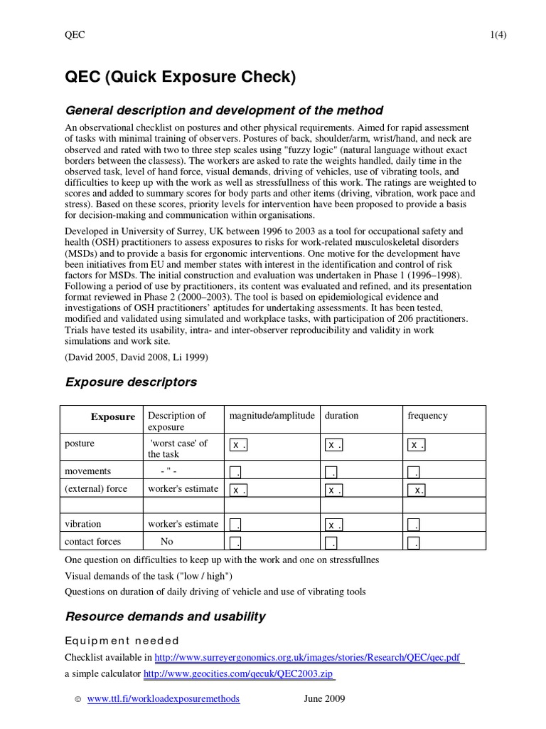 QEC | Validity (Statistics) | Cognition