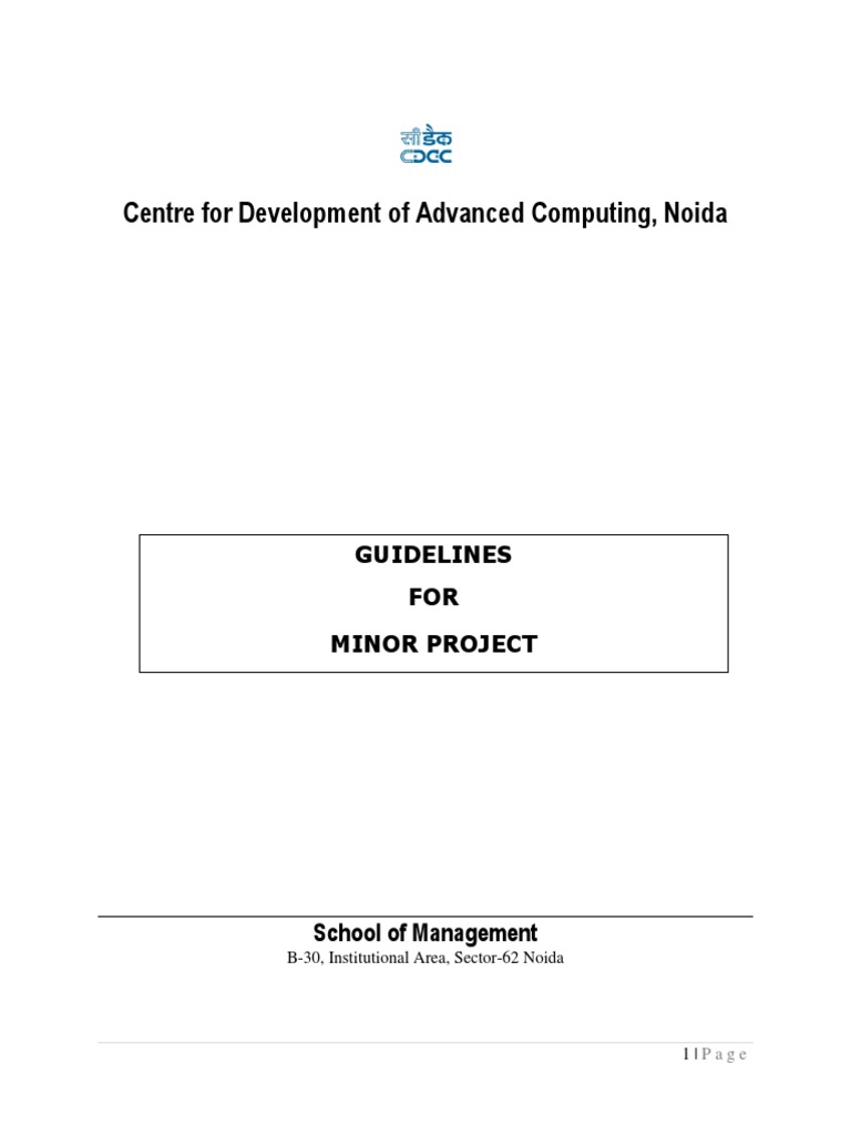 Minor Project Work Guidelines | PDF | Abstract (Summary) | Evaluation