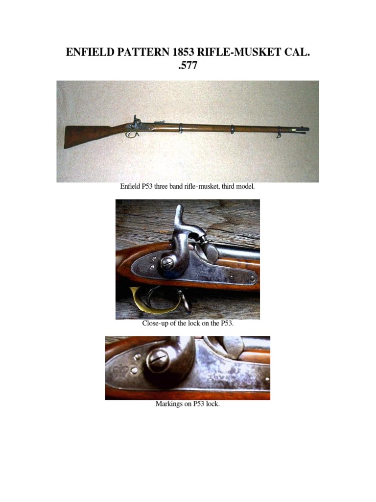 Enfield Pattern 1853 Rifle PDF | PDF