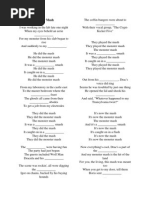 Monster Mash Lyrics | PDF | Horror Fiction | Monsters