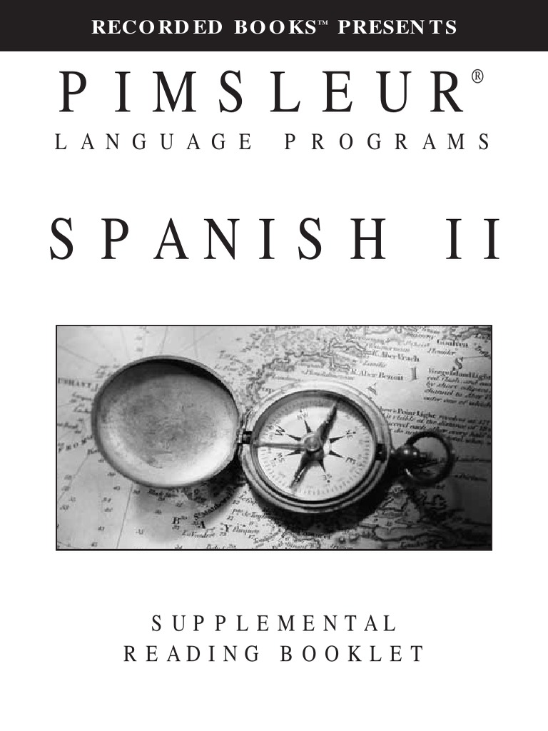 Spanish 2 Booklet Pimsleur | PDF | Hour | United States Dollar
