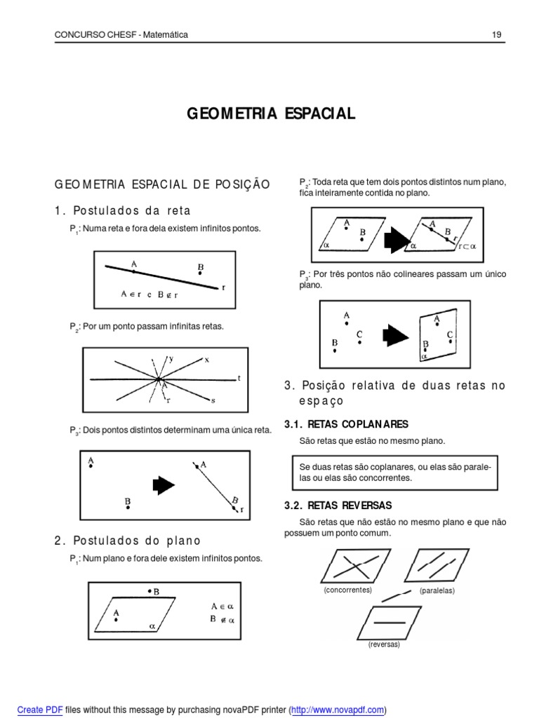 Geometria Espacial