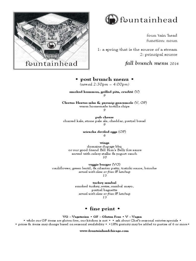 Fall Brunch Menu | PDF | Prepared Foods | Foods