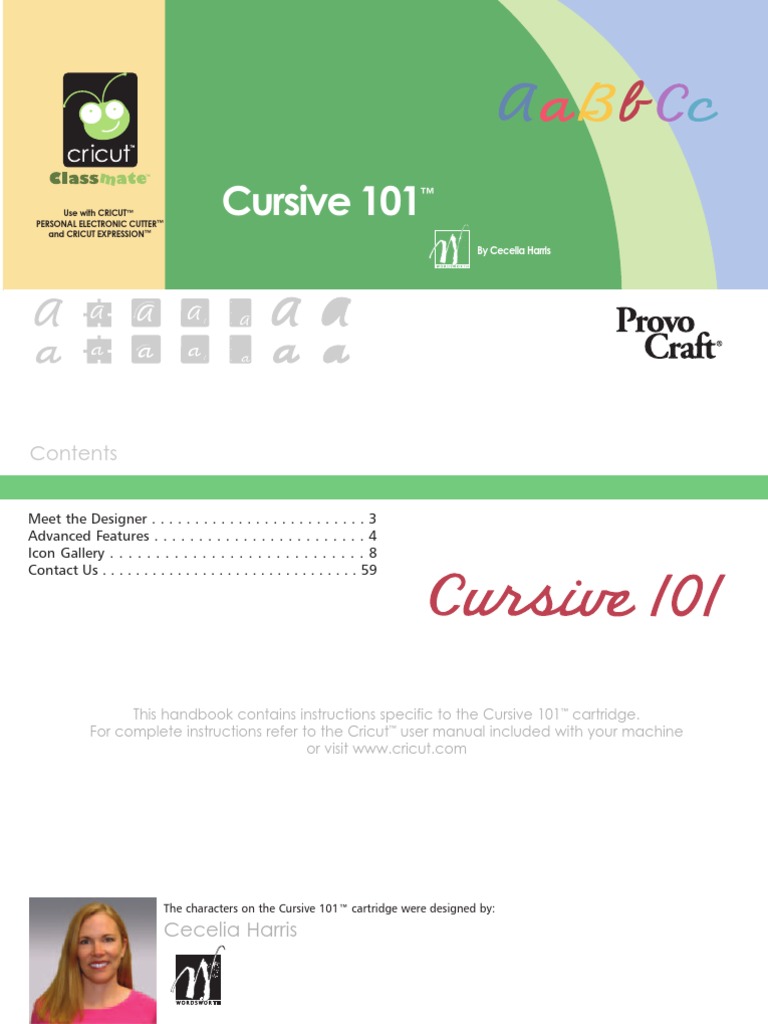 Cursive 101 Handbook | PDF | Text | Writing