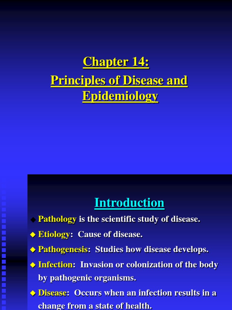 Chapter 14 Principles of Disease and Epidemiology1926 | PDF ...