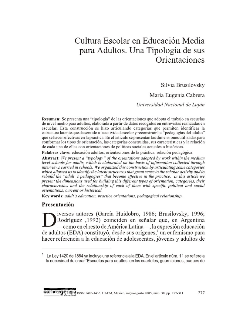 Brusilovsky PDF | PDF | Adultos | Plan de estudios