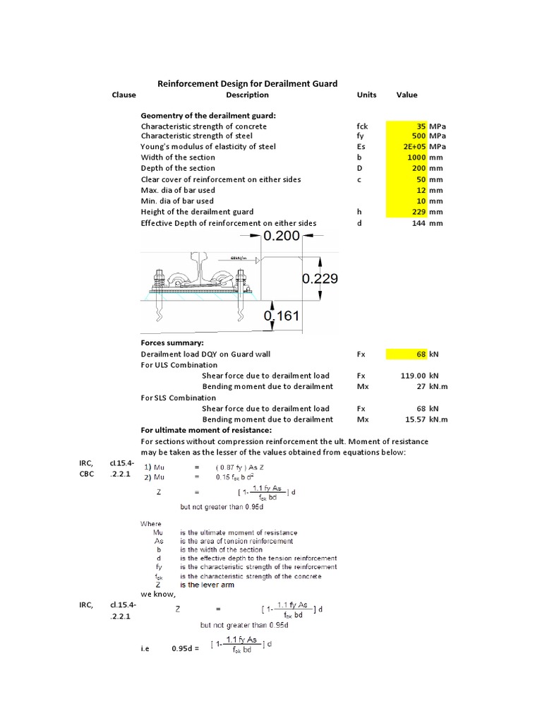 Derailment Guard | PDF | Shear Stress | Strength Of Materials