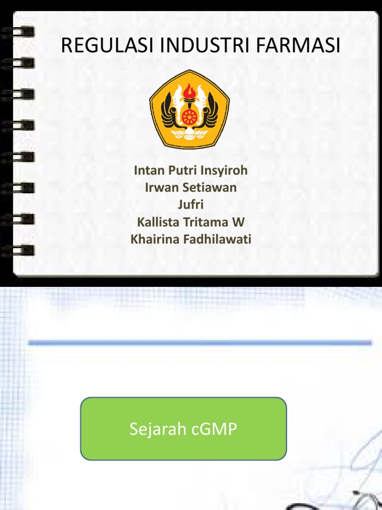 Regulasi Industri Farmasi | PDF