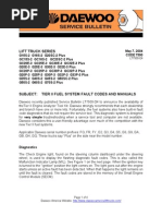 DOOSAN Forklift Truck Error Flash Codes | PDF | Equipment | Mechanical ...