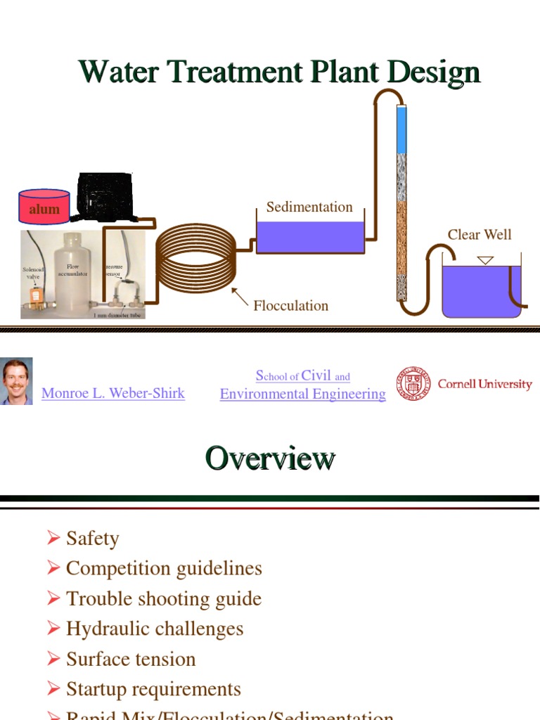 Water Treatment Plant Design: Sedimentation | PDF | Chemical ...