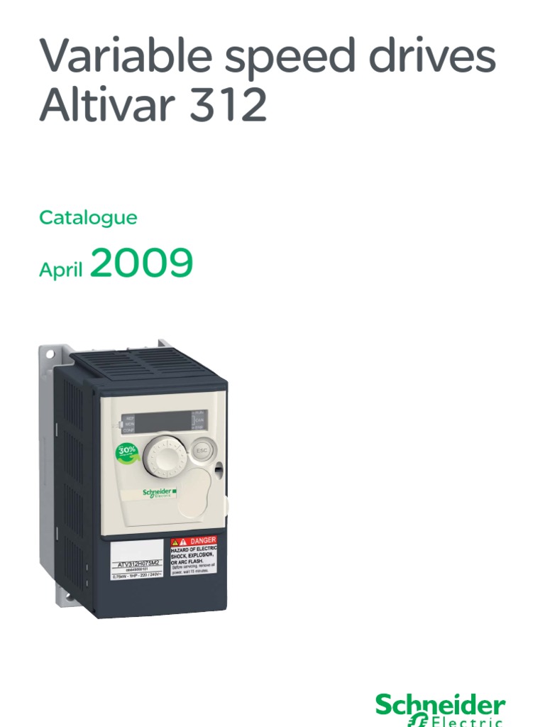 Schneider Electric - ATV 312 Drive Catalog | PDF | Electric Motor ...