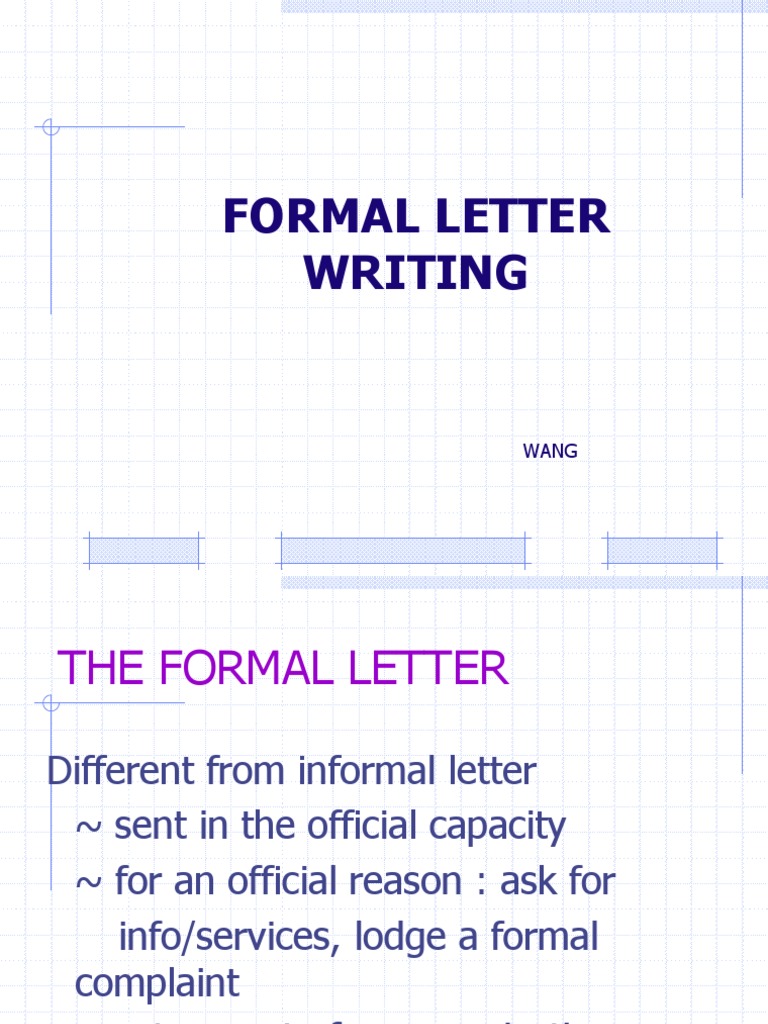 Formal Letter Writing | PDF | Linguistics | Human Communication