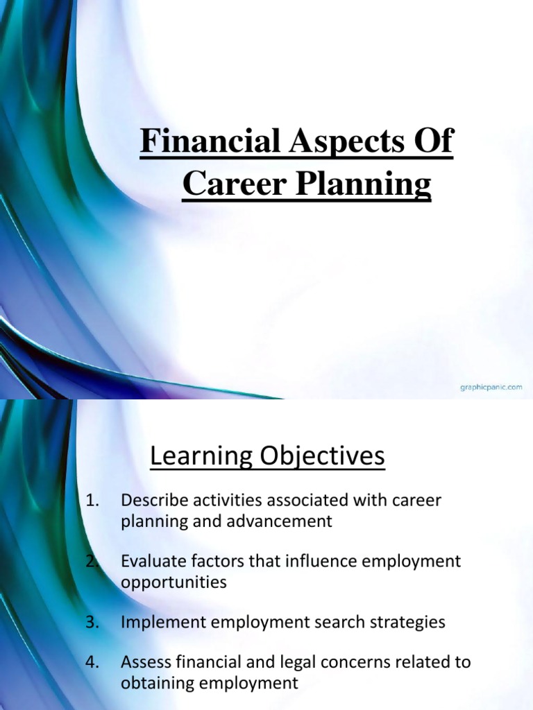 Financial Aspects of Career Planning | PDF | Career & Growth
