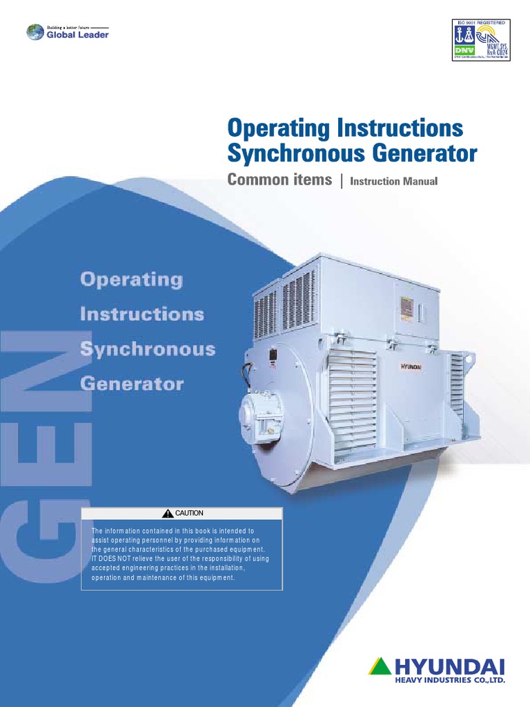 Gen Manual Book Neew Type | PDF | Rectifier | Power (Physics)