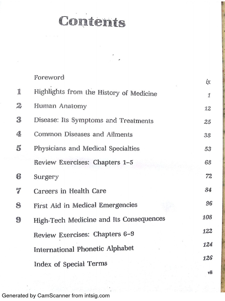 The Language of Medicine in English