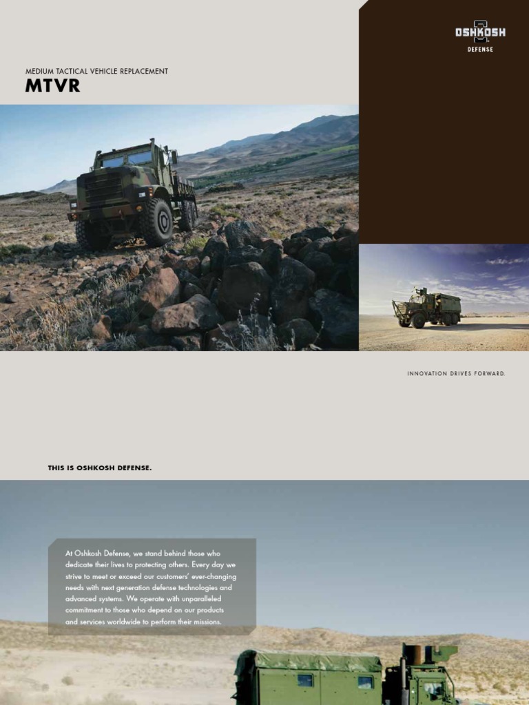 MTVR | PDF | Vehicles | Wheeled Vehicles