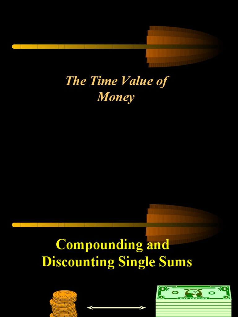 The Time Value Of Money Pdf Present Value Time Value Of Money