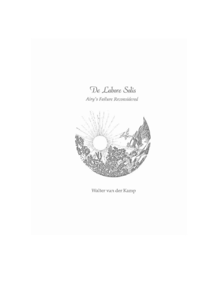 De Labore Solis - Airy's Failure Reconsidered | PDF | Heliocentrism ...