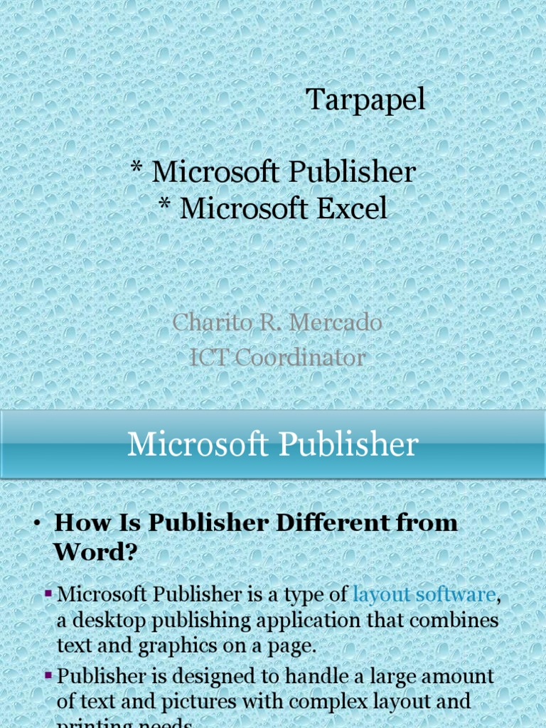 How To Make Tarpapel | PDF | Microsoft | Microsoft Excel