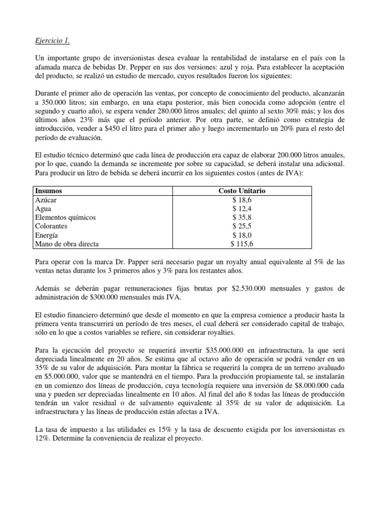 Ejercicios Flujo de Caja PDF | PDF | Euro | Economias
