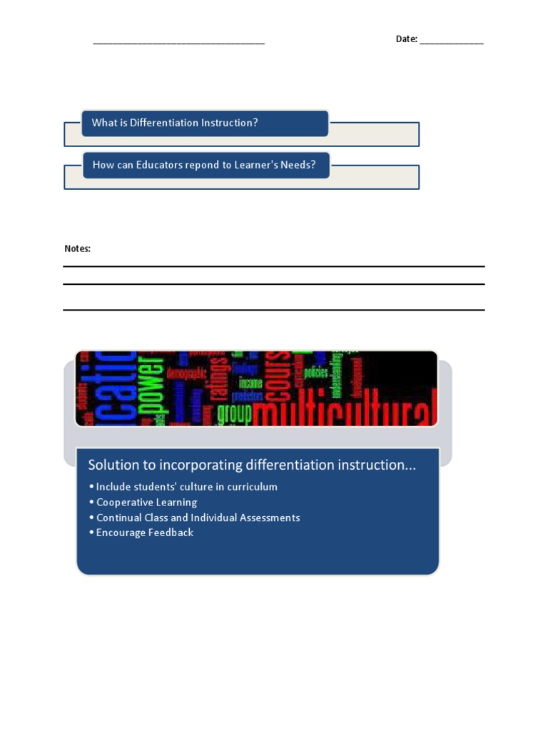 Differentiated Instruction Strategies Guide | PDF