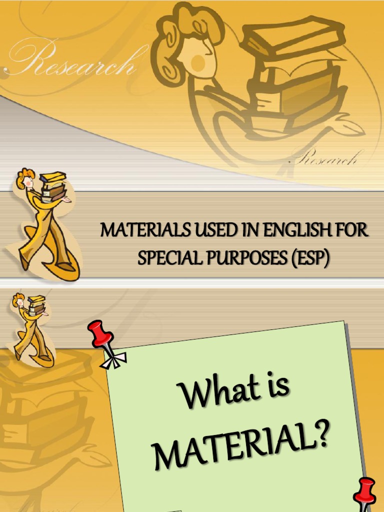 Materials Use in English For Specific Purposes | PDF | Reading ...