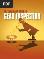 Gear K Chart Inspection 1005 | PDF | Gear | Engineering Tolerance