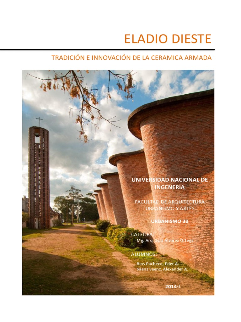 Eladio Dieste | Descargar gratis PDF | Bóveda (Arquitectura) | Uruguay