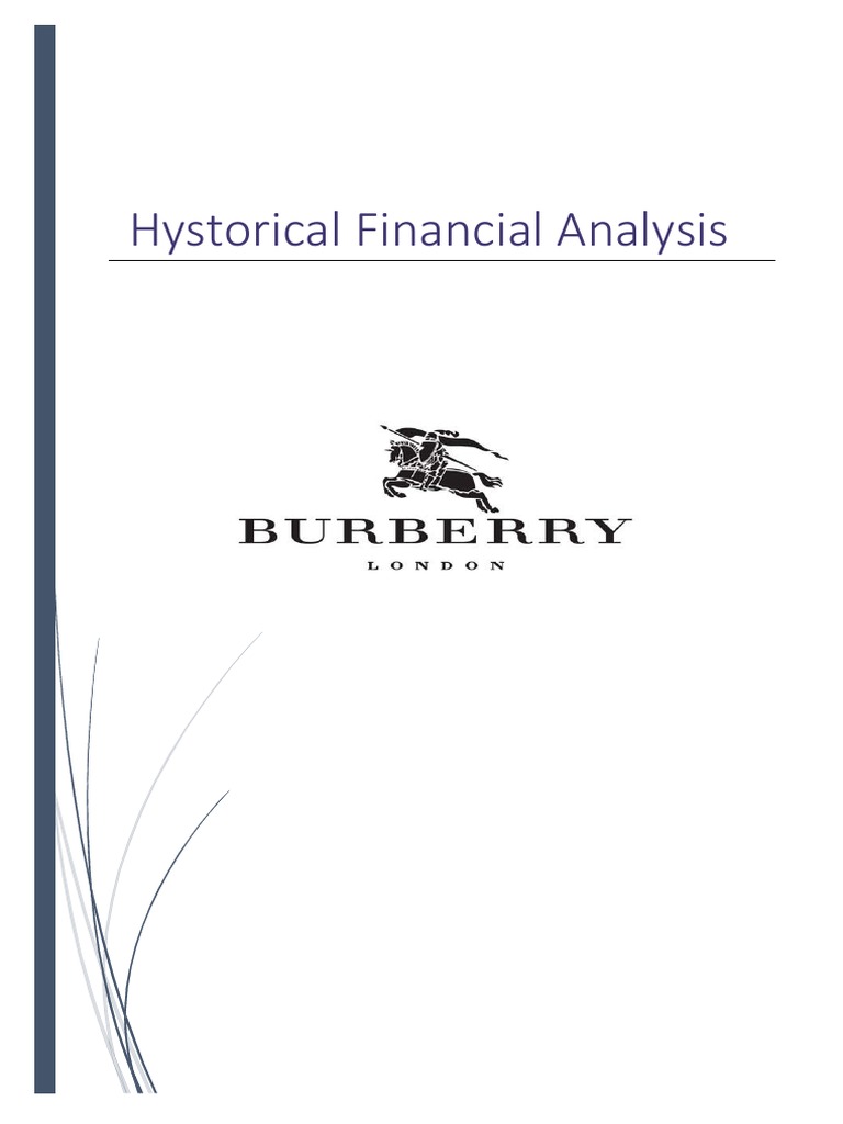 Burberry Financial Analysis | PDF | Profit (Accounting) | Balance Sheet