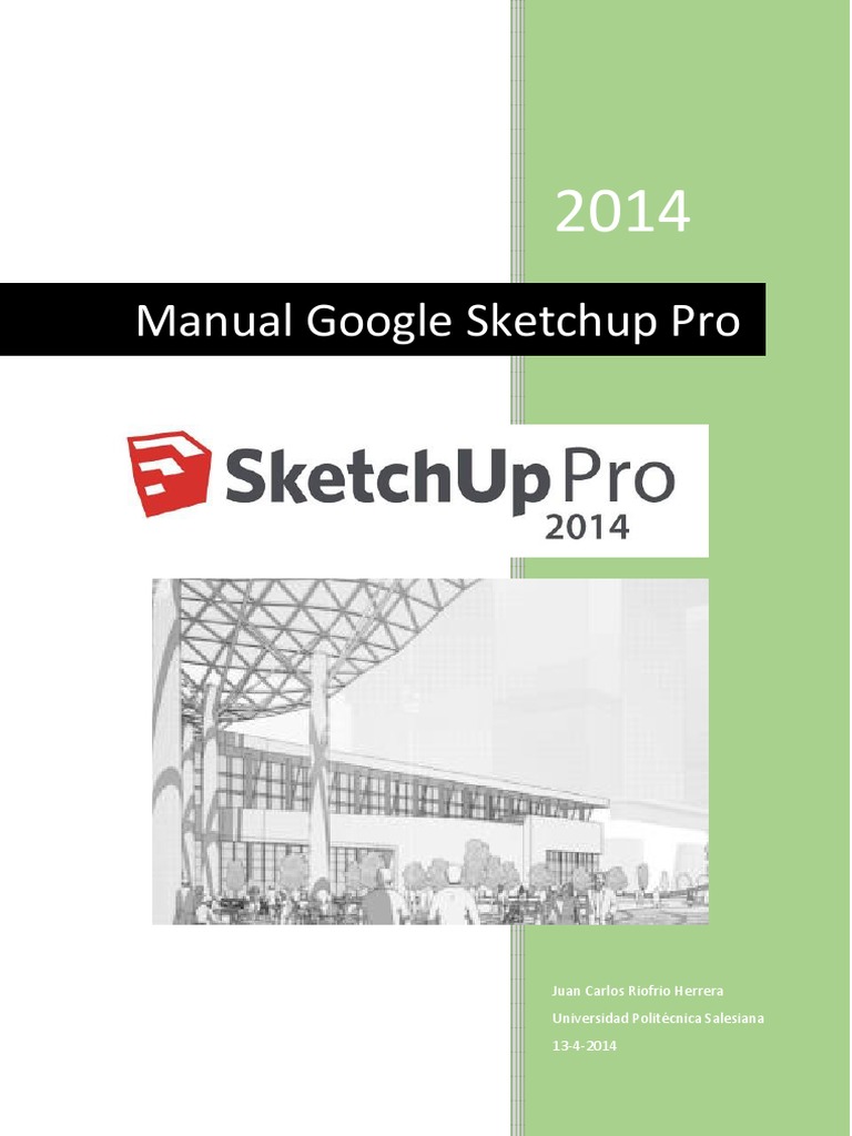 Manual Google Sketchup Pro PDF | PDF | Sketch Up | Herramientas