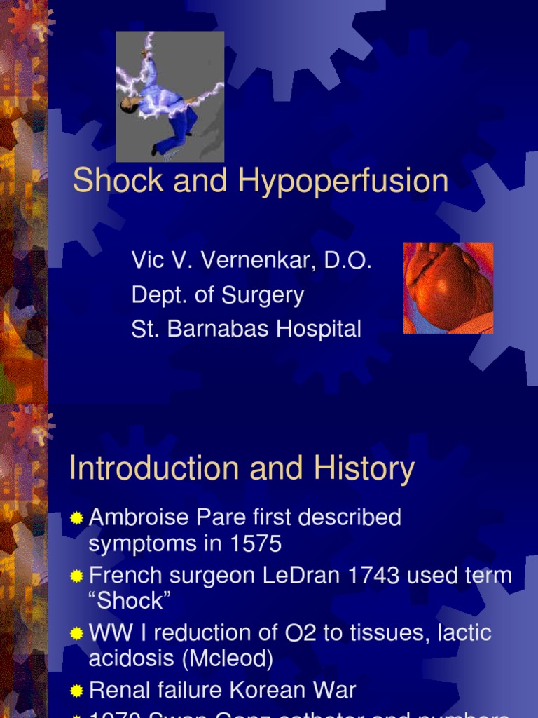 Shock and Hypoperfusion.ppt | Shock (Circulatory) | Angiotensin