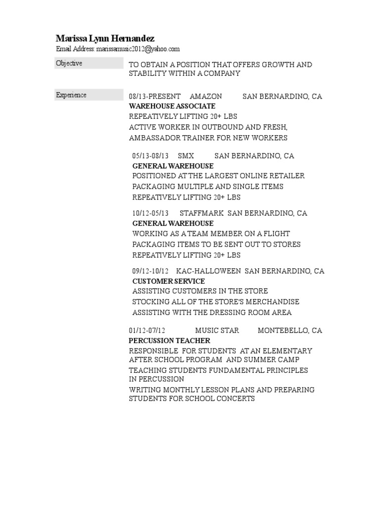 Resume MH | PDF