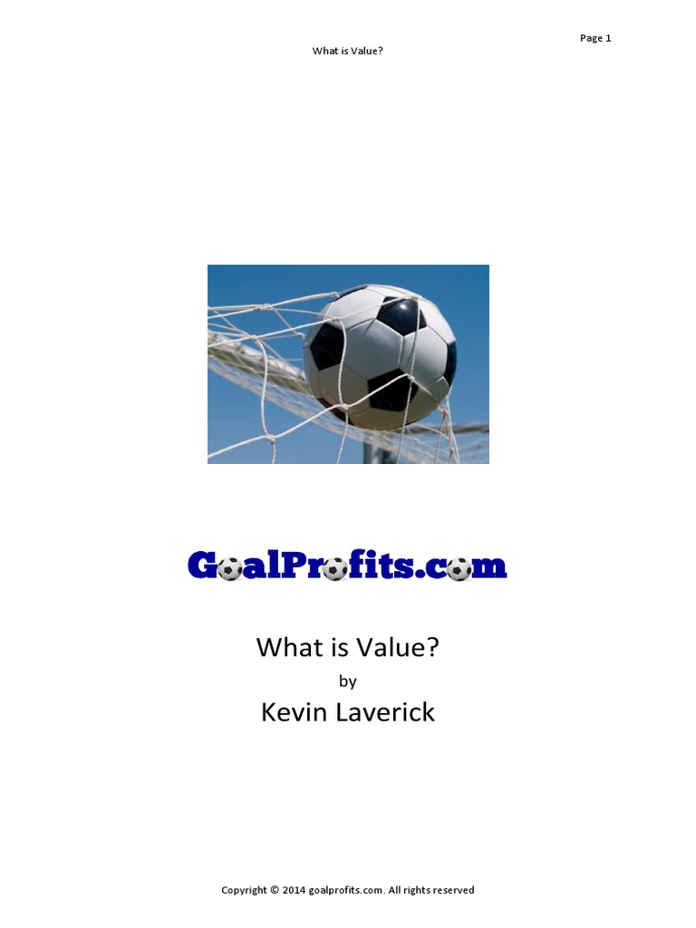 Kevin Laverick - What Is Value PDF | PDF | Odds | Gambling