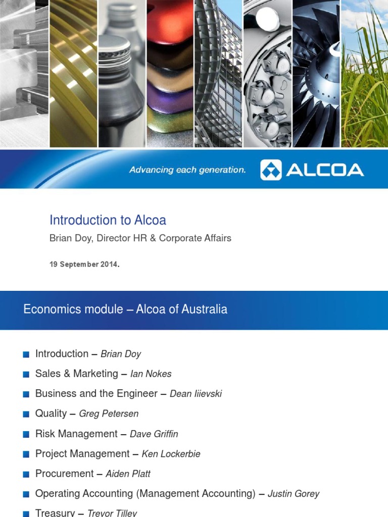 L1 - Introduction to Alcoa | Aluminium | Mining