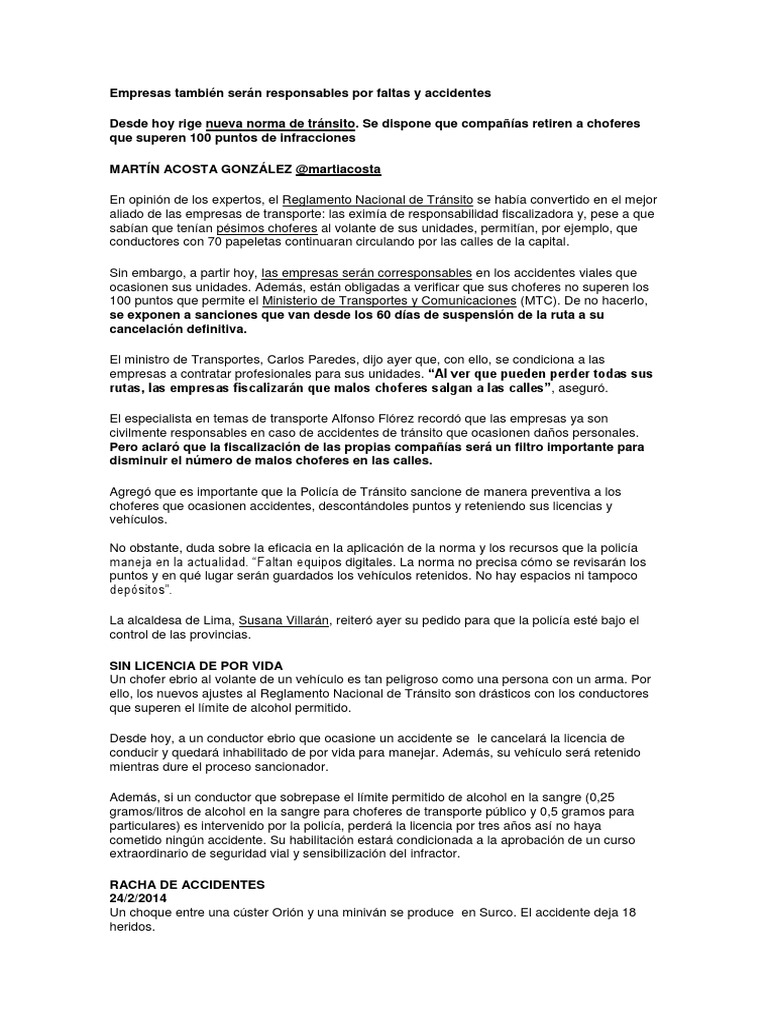 Lecturas de Seguridad Vial | PDF | Seguridad vial | Peatonal