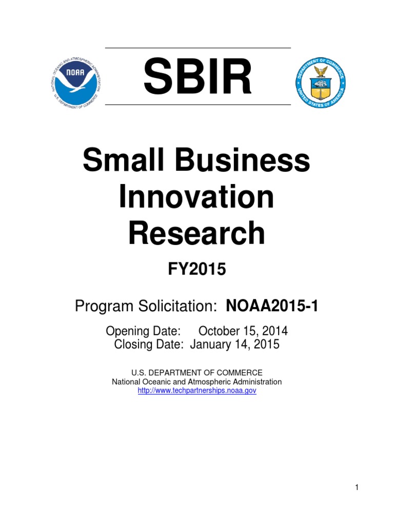 FY2015 SBIR Phase I Solicitation | PDF | Institutional Review Board ...