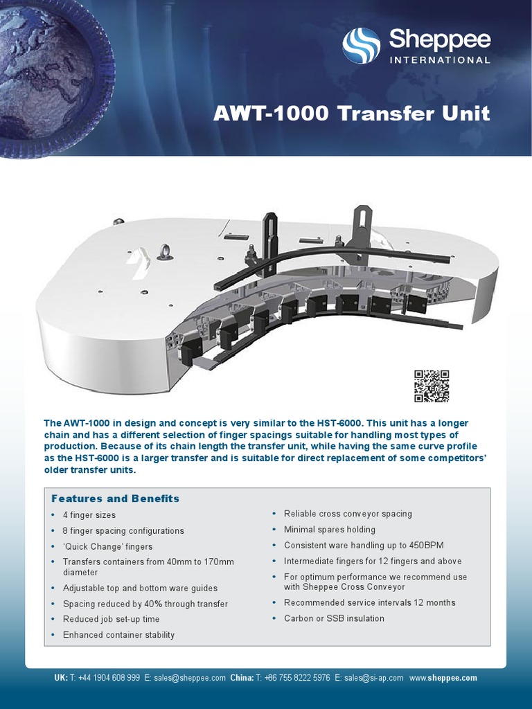 AWT 1000 Leaflet | PDF | Mechanical Engineering | Manufactured Goods