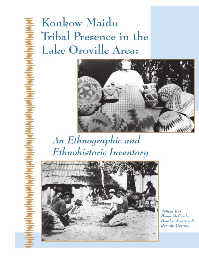 Konkow Maidu Cultural Inventory Report | PDF | Ethnography | Federal ...