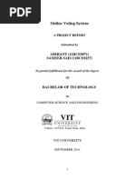 Online Voting System in Python | PDF | Feasibility Study | Conceptual Model