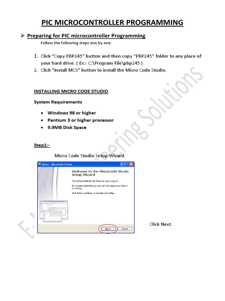 PIC MICROCONTROLLER PROGRAMMING User Guide PDF | PDF | Pic ...