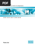 Part List GA37 AII370076 | PDF | Washer (Hardware) | Pipe (Fluid ...