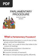 Parliamentary Procedure Script | PDF | Quorum | Constitutional Law