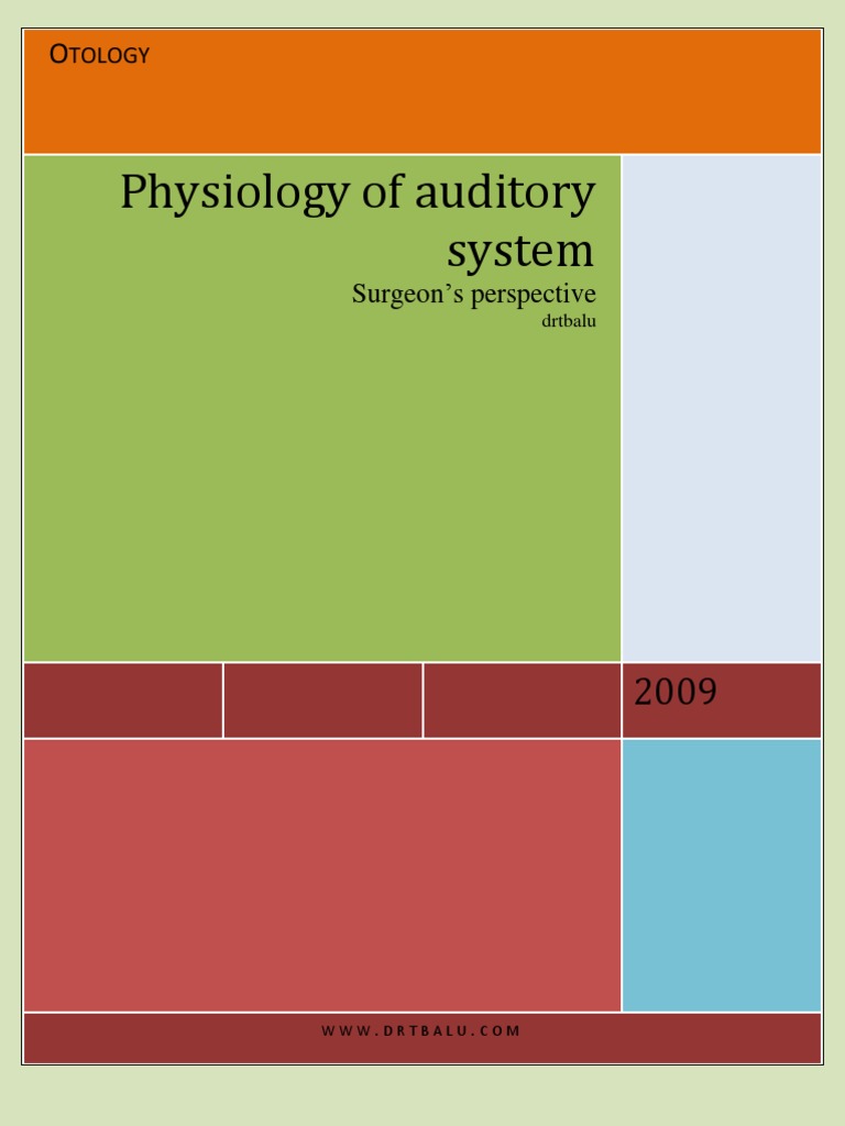 Physiology of Auditory System | PDF | Ear | Sound