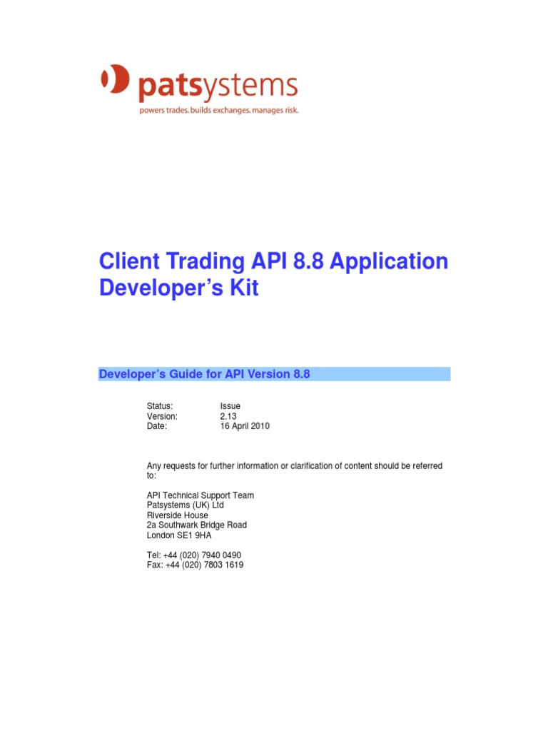 Patsystems API | PDF | Transport Layer Security | Application ...