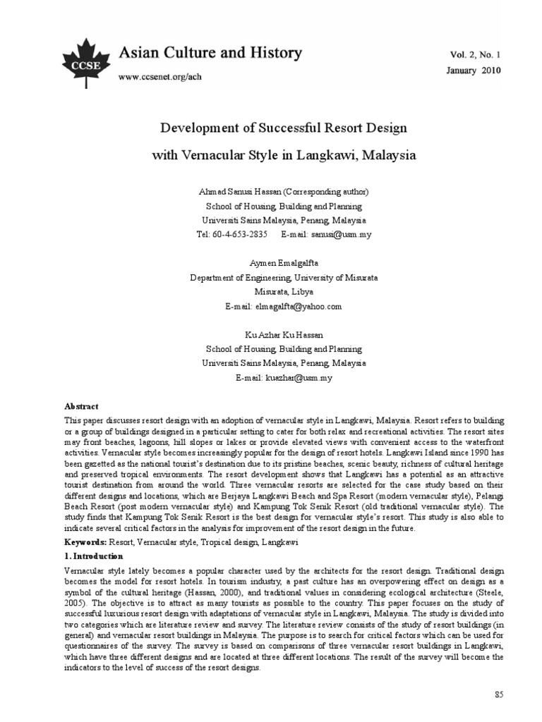 Case Study - Resort Hotel | PDF | Resort | Tourism