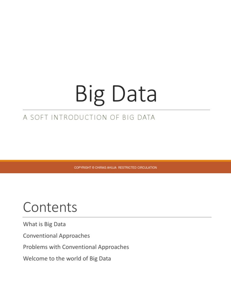 1.big Data Introduction | PDF | Big Data | Business