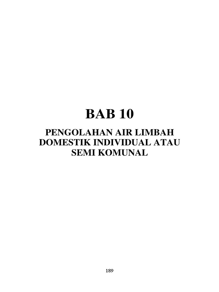 Ipal Komunal PDF | PDF | Griya & Taman | Sains & Matematika